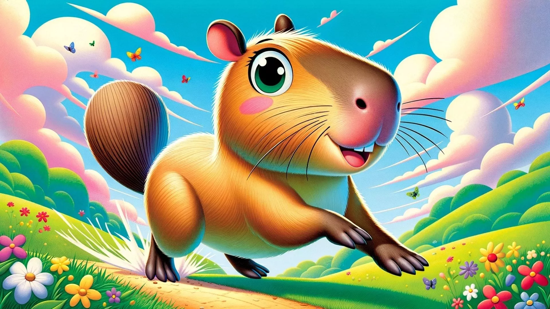 Capybara Cartoon Wallpapers - Wallpaper Cave