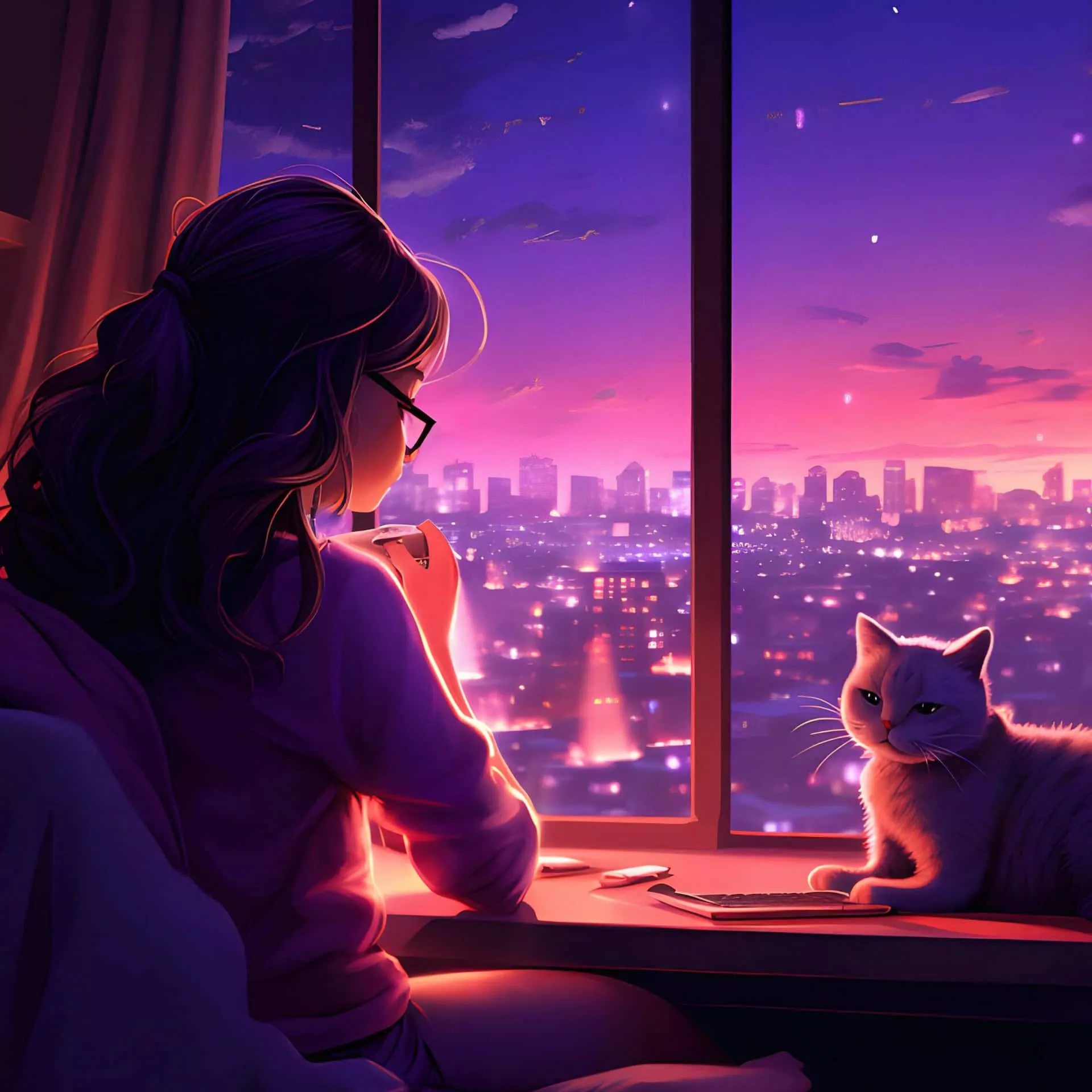 Anime Girl Lofi Wallpapers - Wallpaper Cave