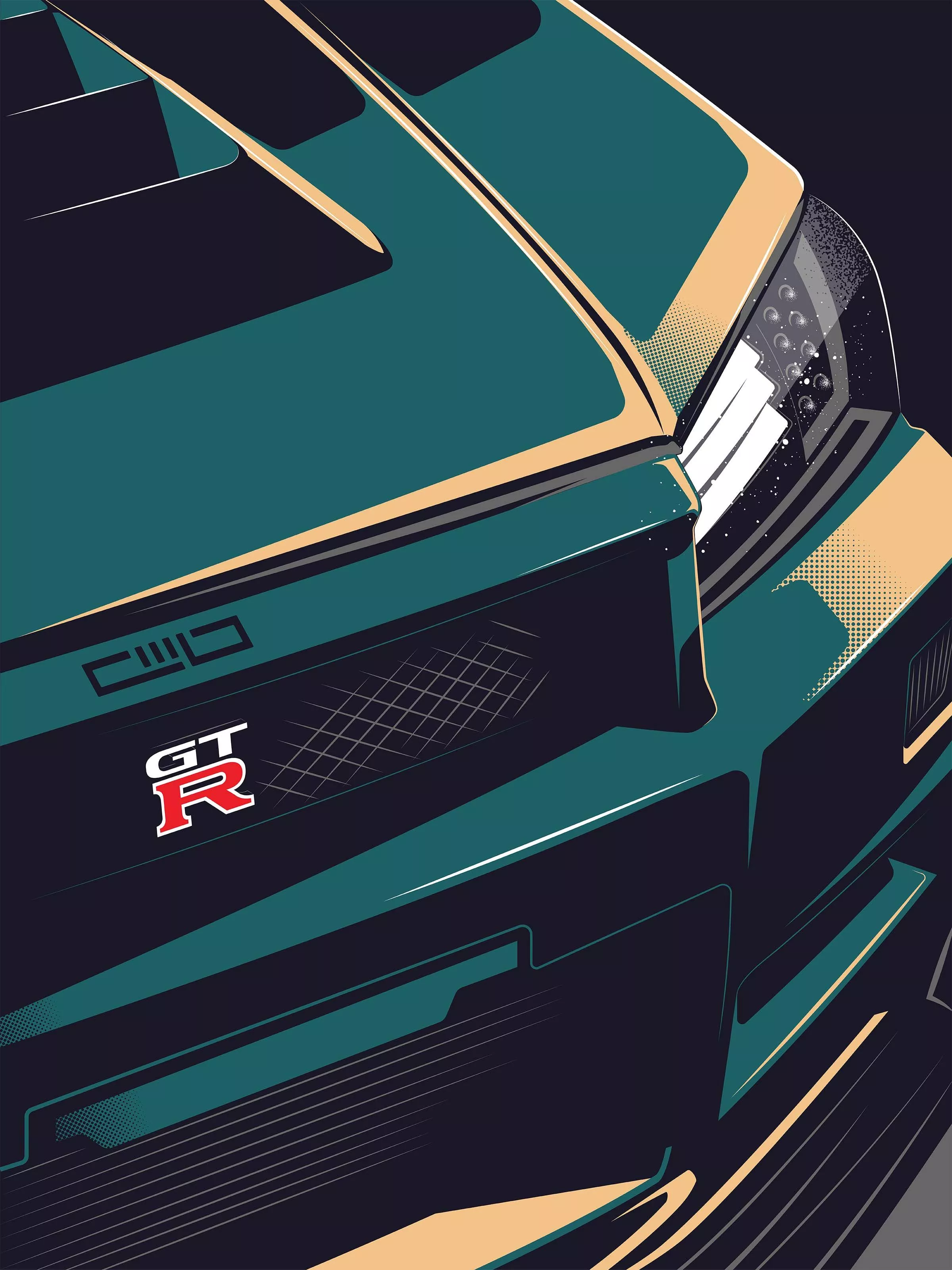 Nissan GTR Cartoon iPhone Wallpapers - Wallpaper Cave