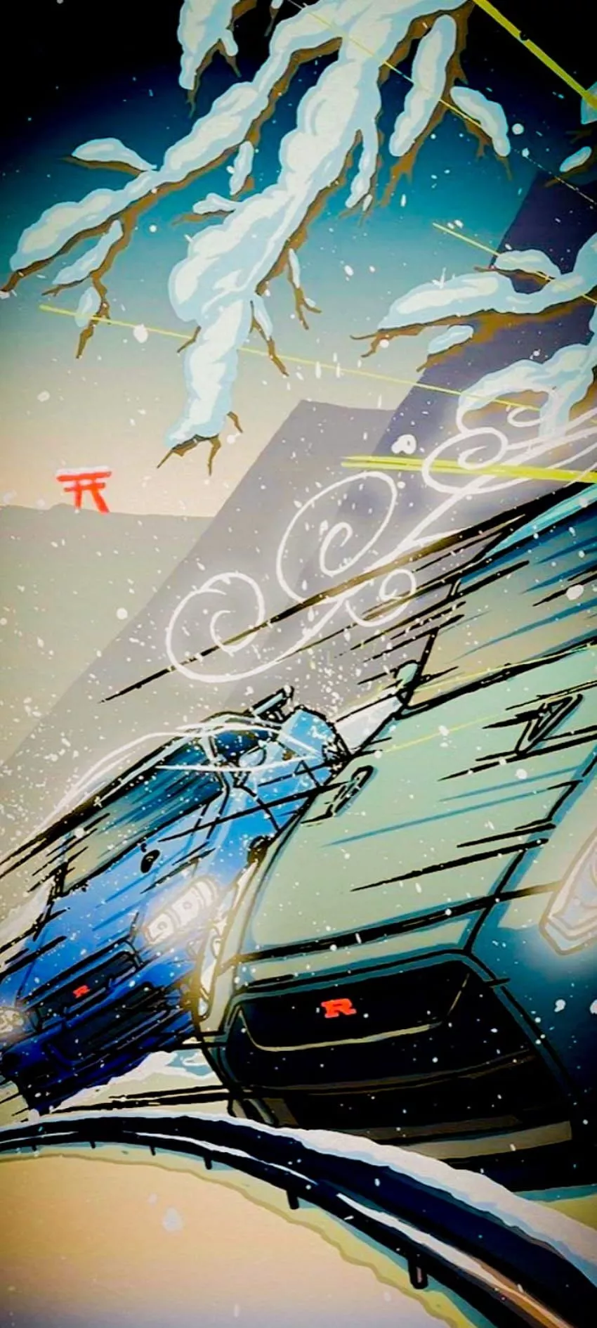 Nissan GTR Cartoon iPhone Wallpapers - Wallpaper Cave