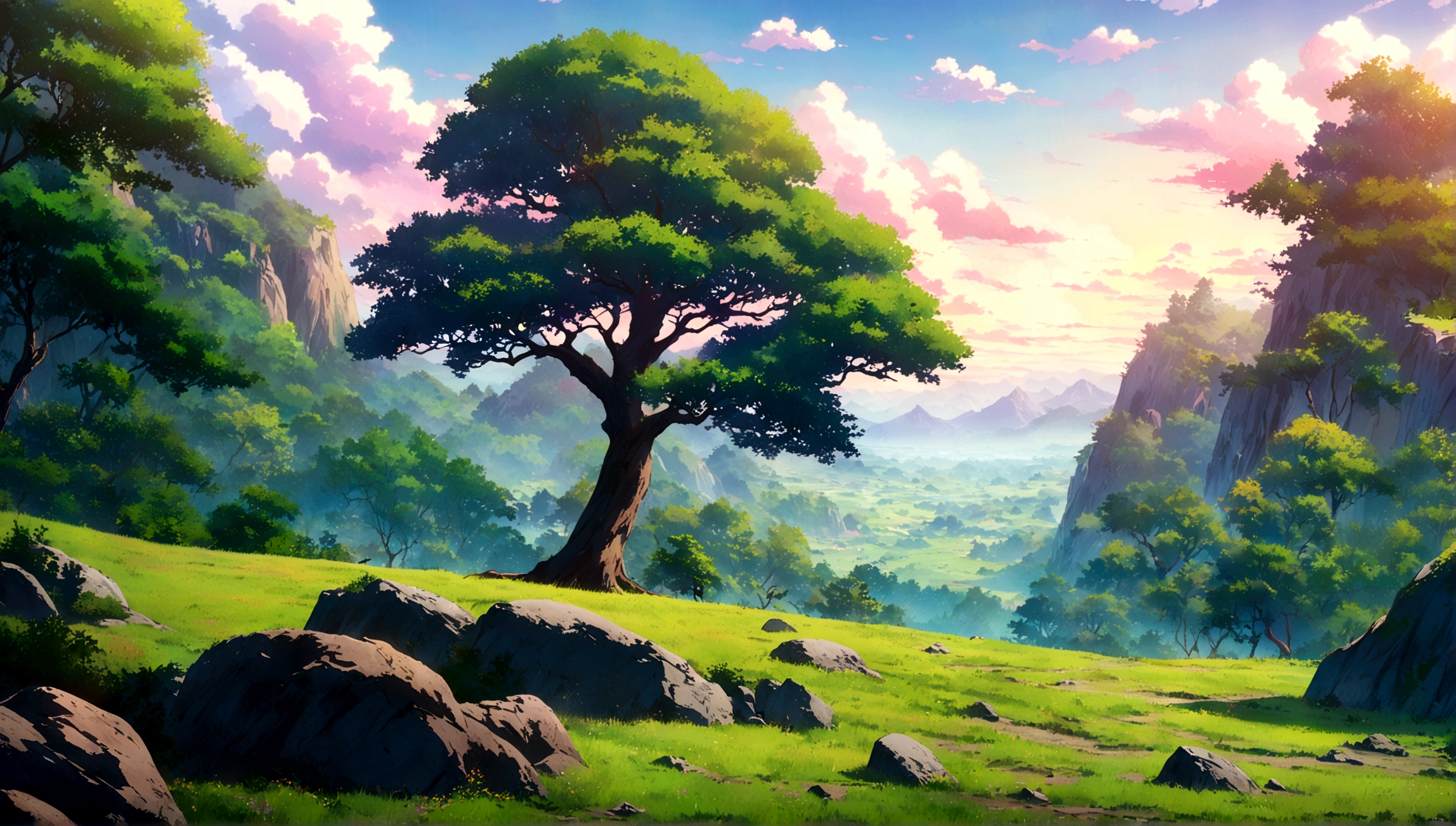Anime PC Landscape Wallpapers - Wallpaper Cave