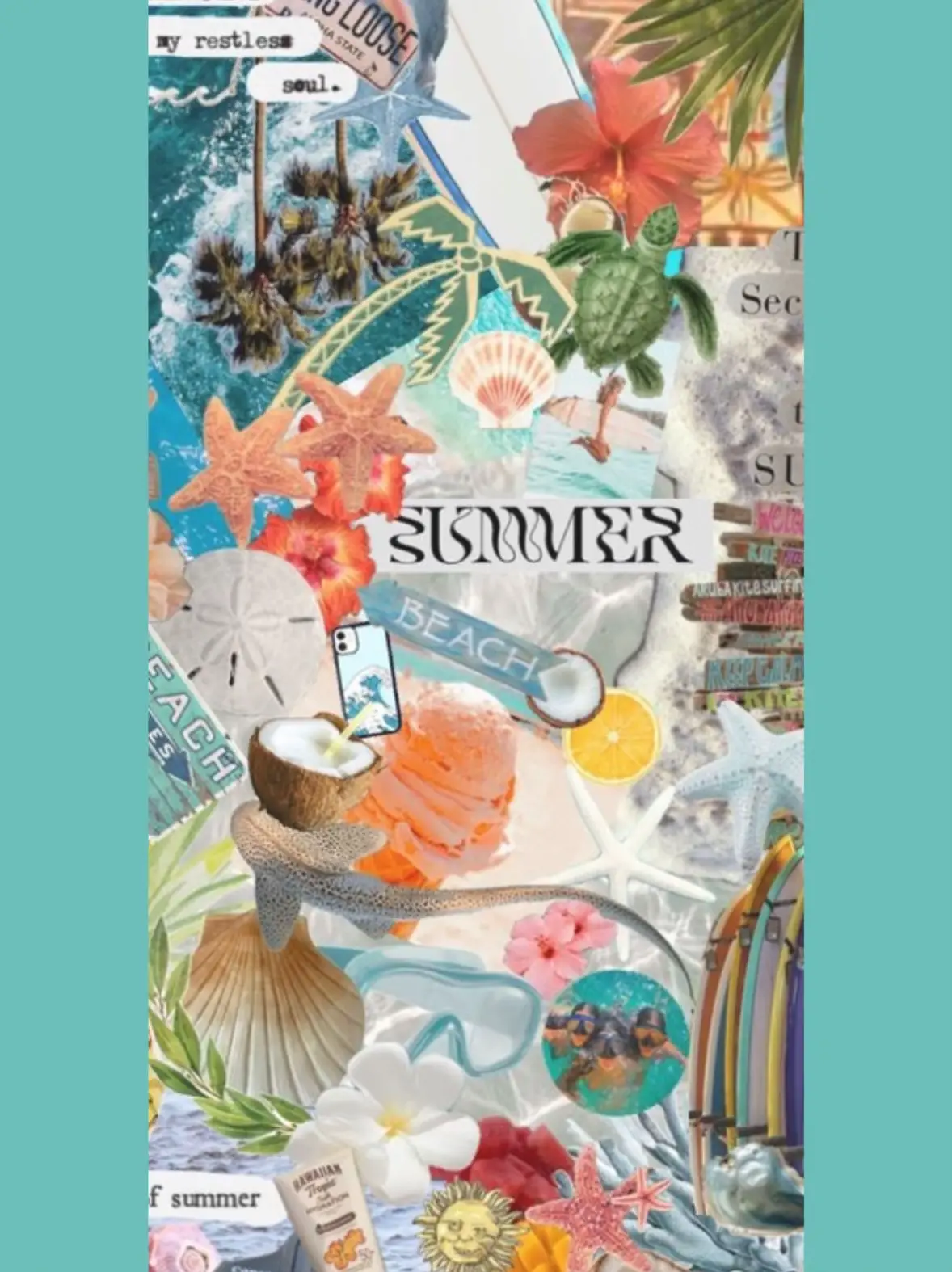 Summer Collage Wallpapers - Wallpaper Cave