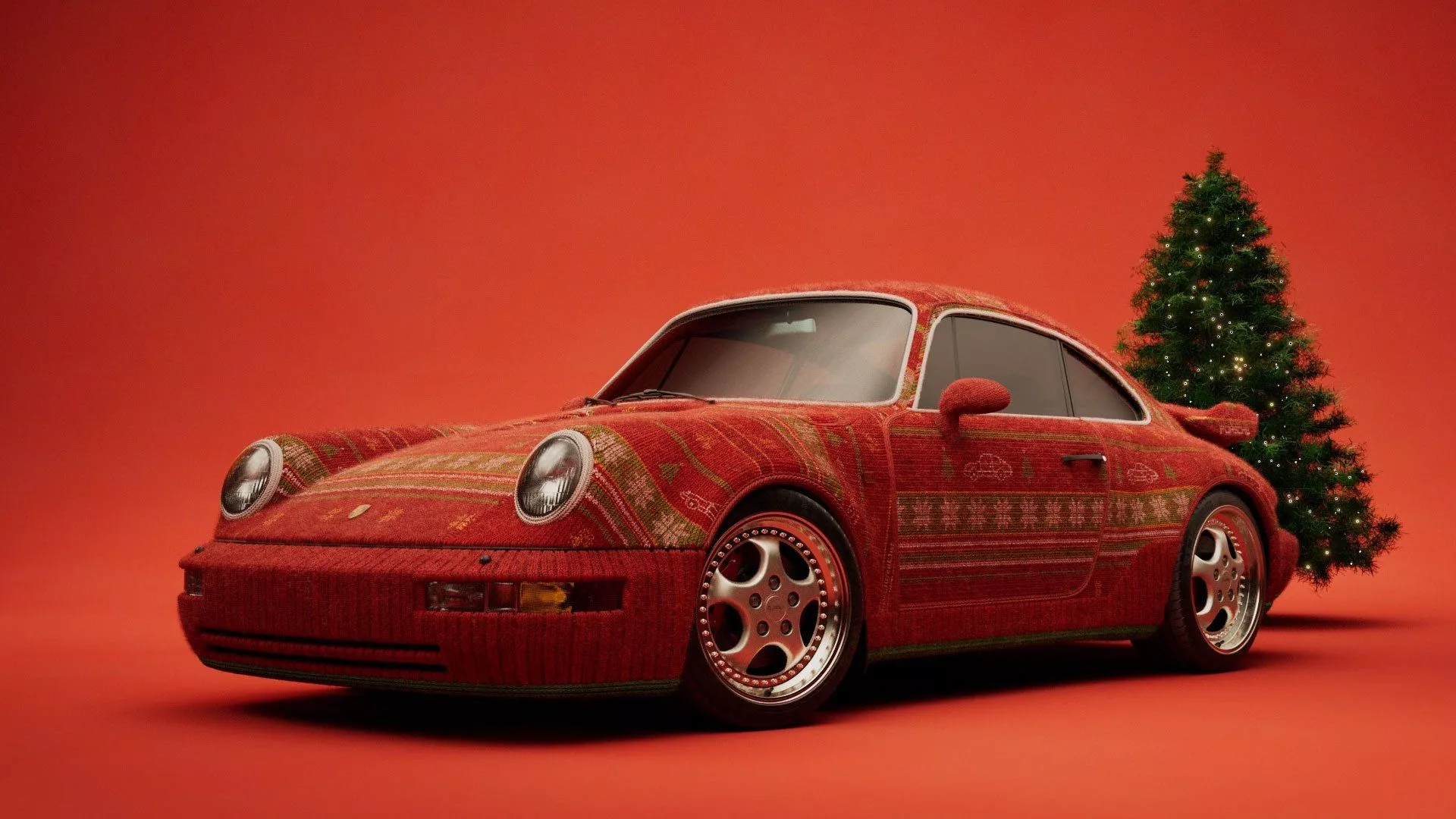 Christmas Porsche Wallpapers - Wallpaper Cave