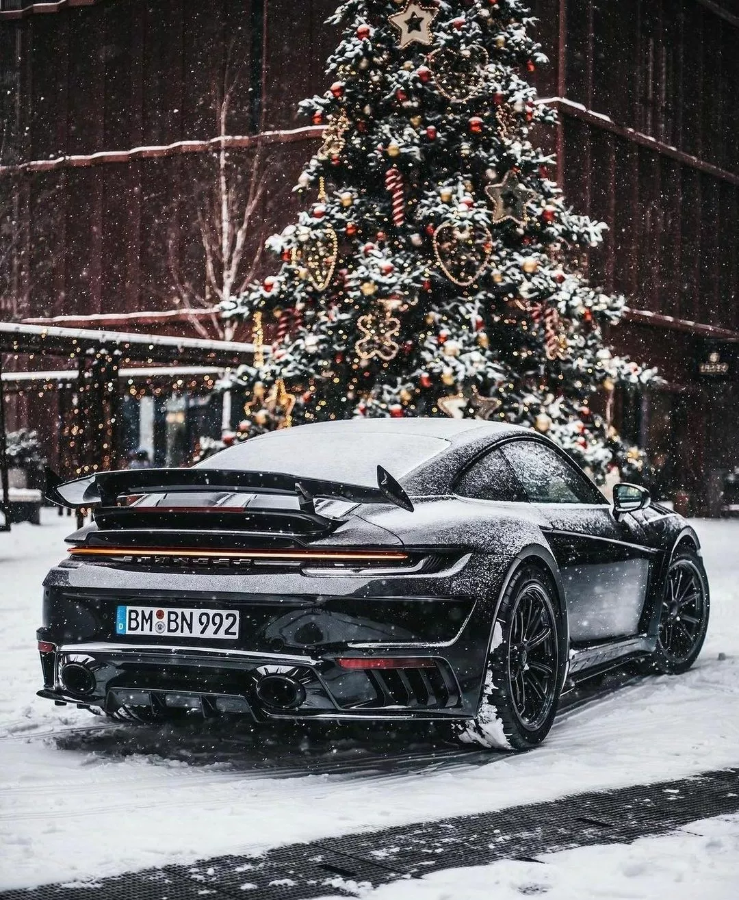 Christmas Porsche Wallpapers - Wallpaper Cave