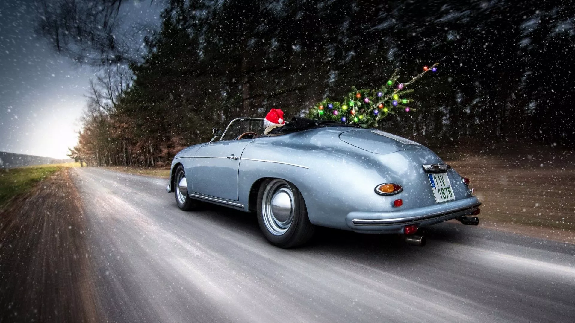 Christmas Porsche Wallpapers - Wallpaper Cave