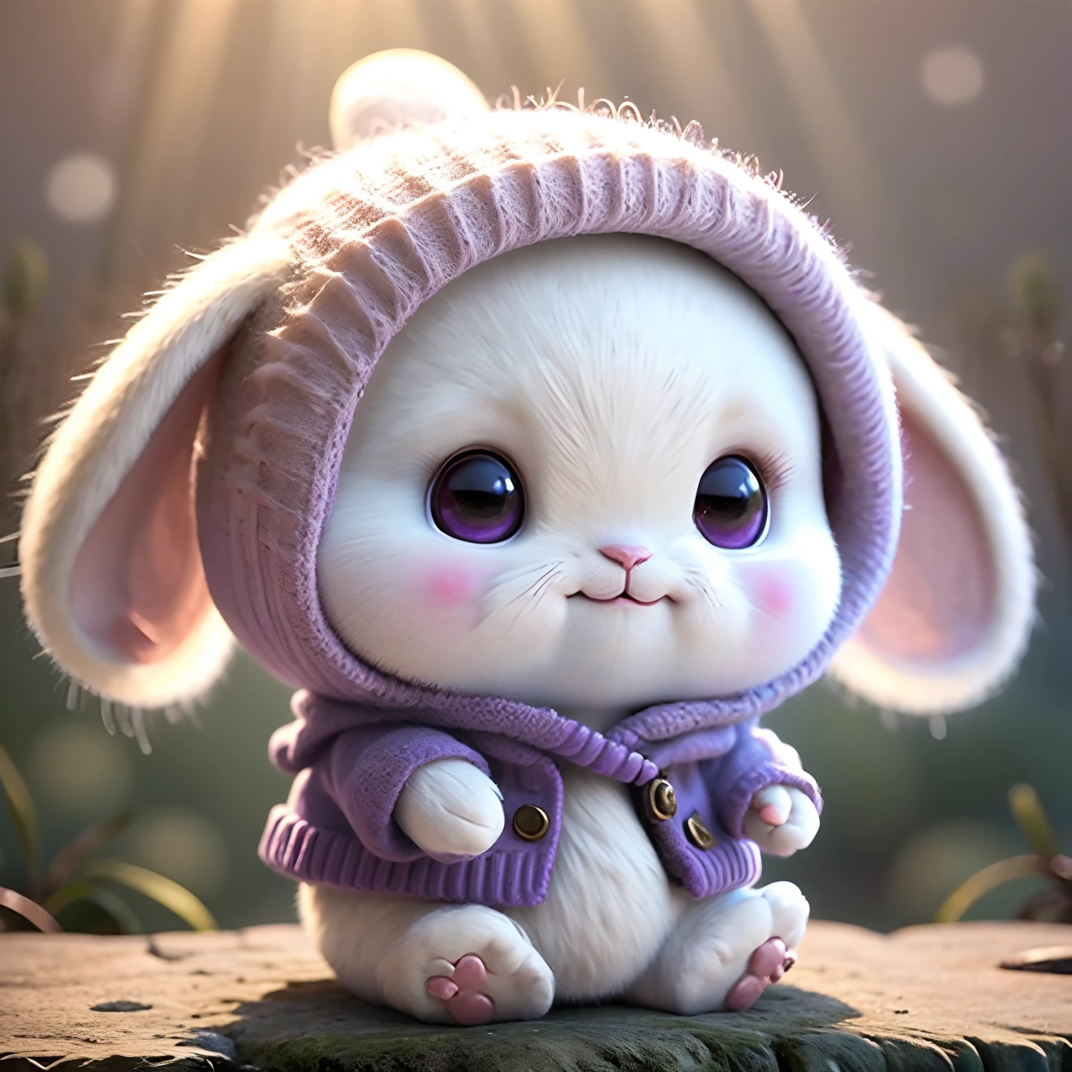 Cute Purple Bunny Wallpapers - Wallpaper Cave