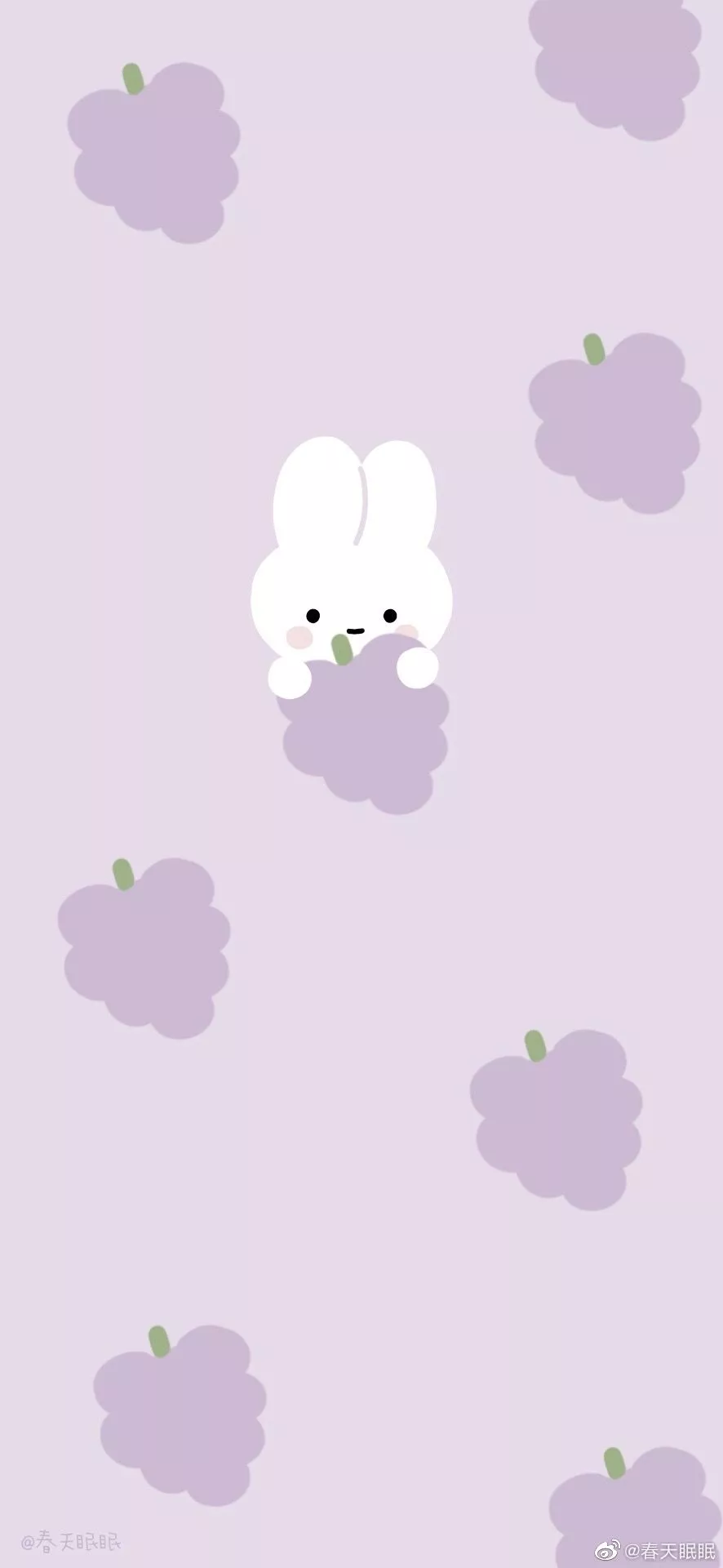 Cute Purple Bunny Wallpapers - Wallpaper Cave