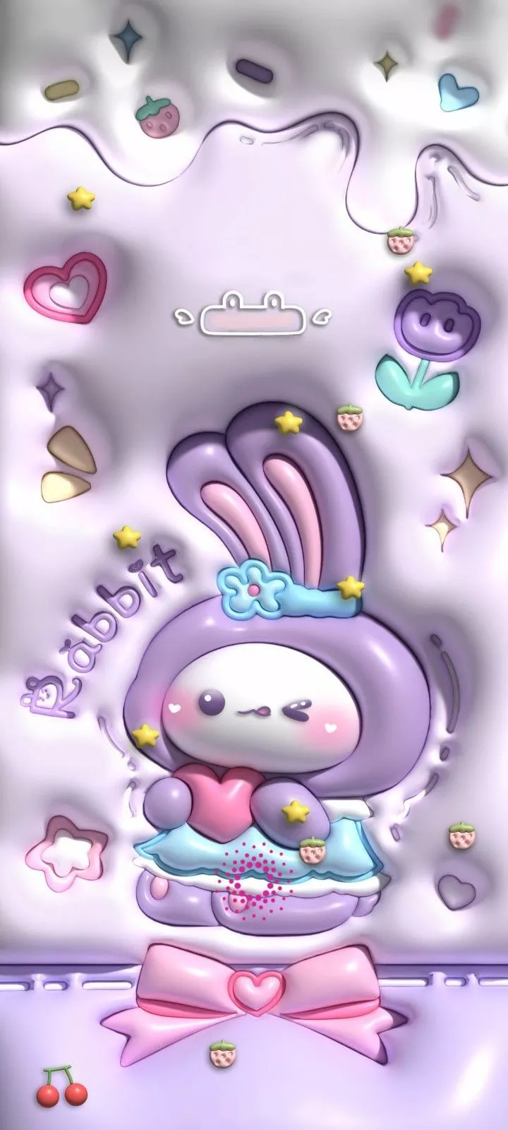 Cute Purple Bunny Wallpapers - Wallpaper Cave