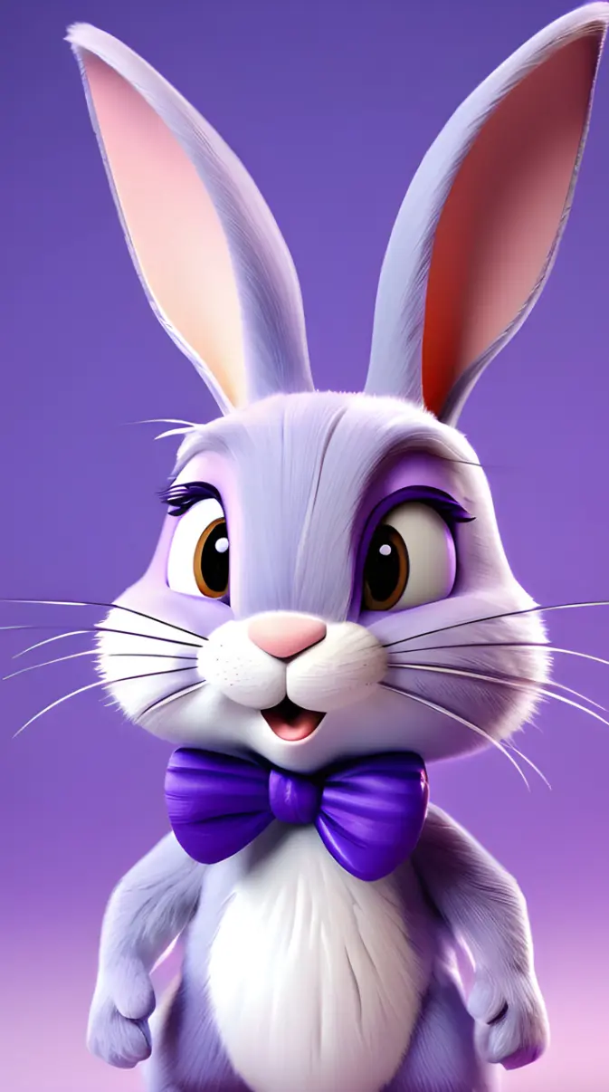 Cute Purple Bunny Wallpapers - Wallpaper Cave