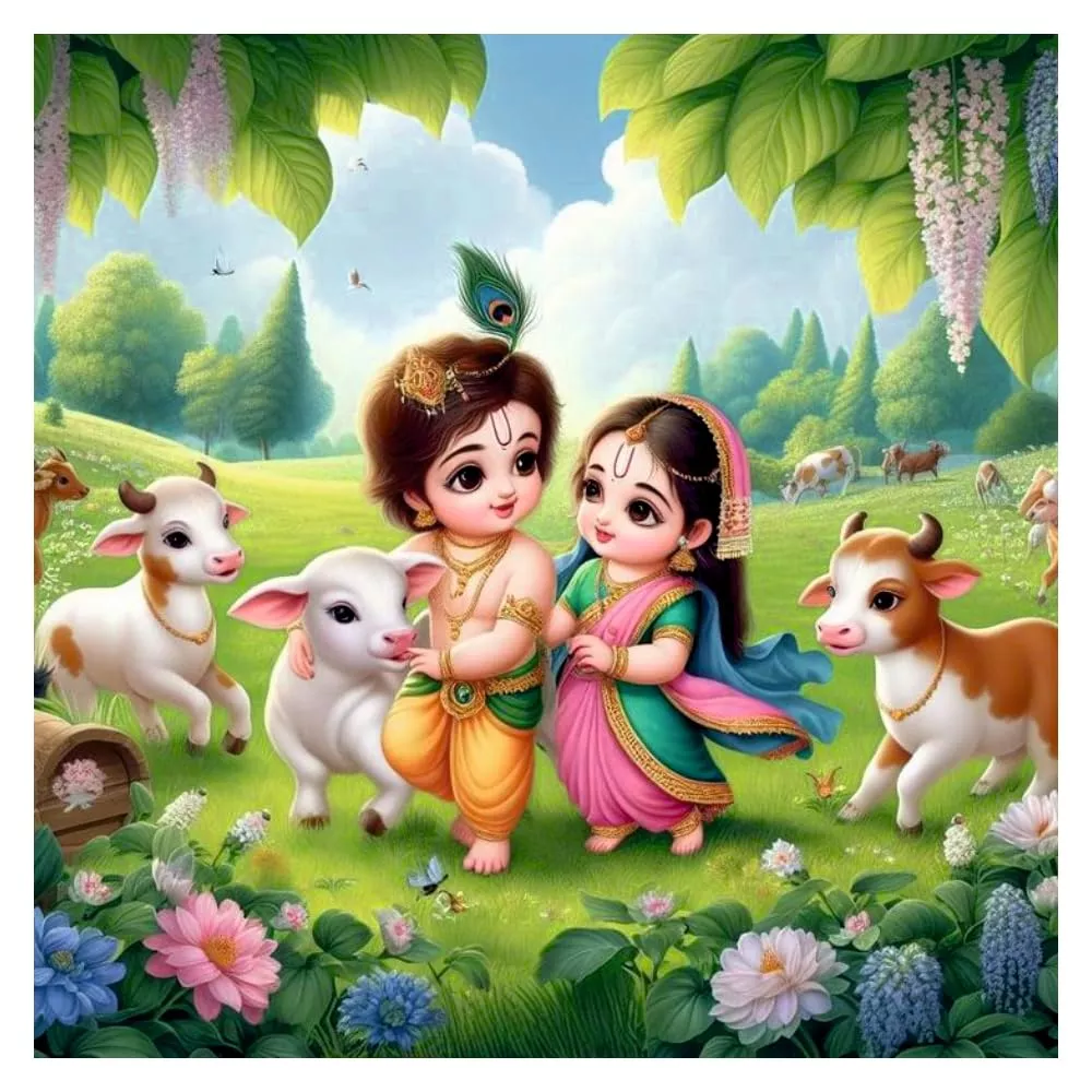 Baby Radha Krishna Wallpapers - Wallpaper Cave