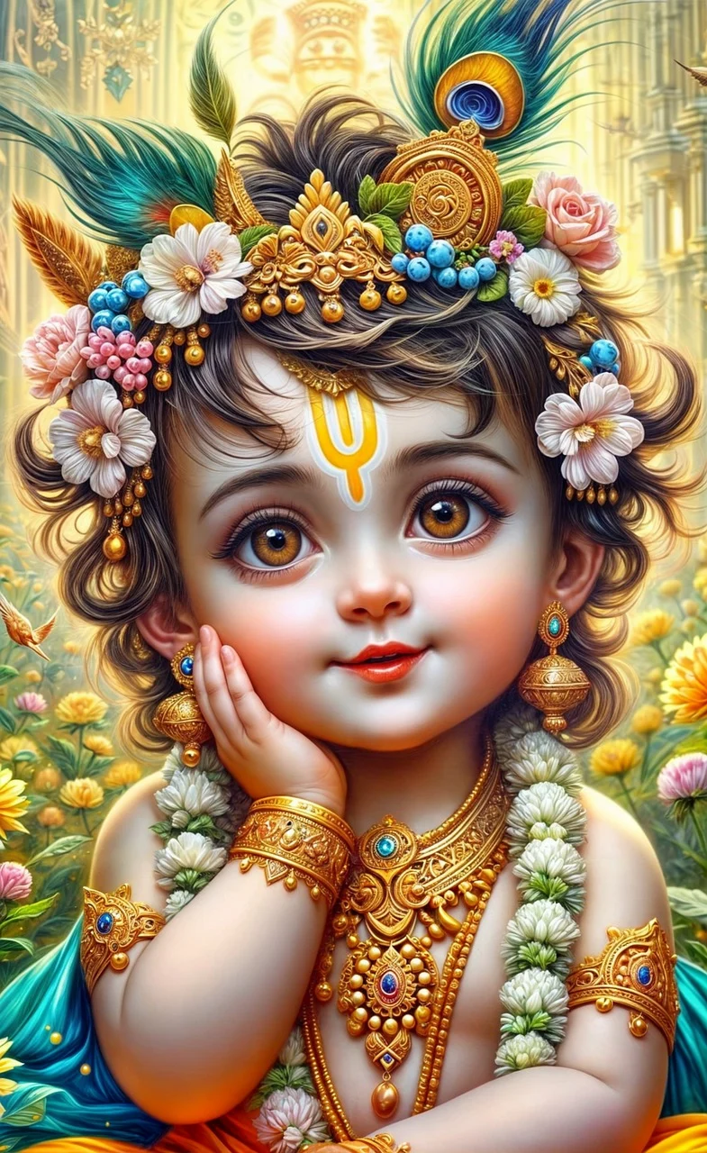 Baby Radha Krishna Wallpapers - Wallpaper Cave