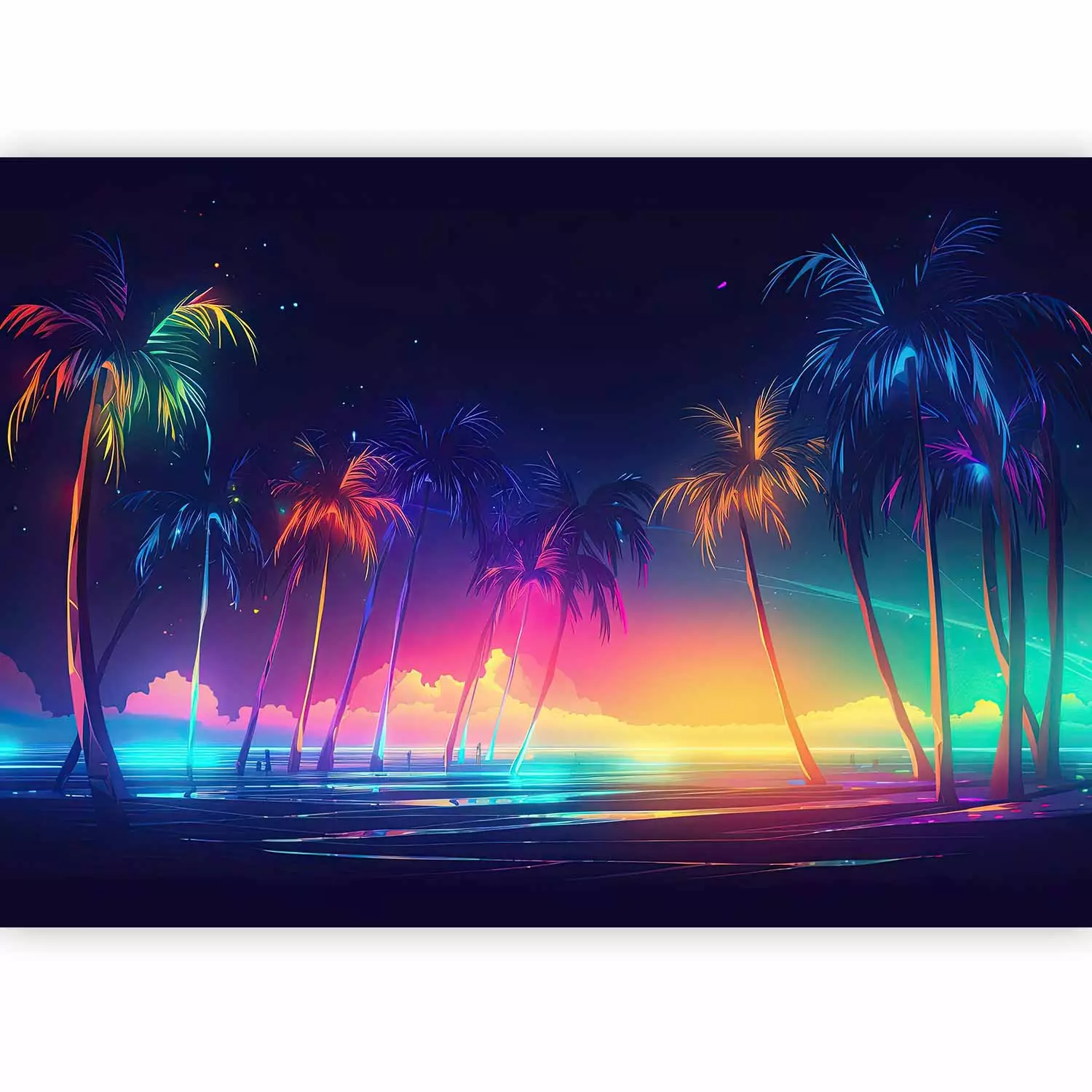 Neon Ocean Wallpapers - Wallpaper Cave