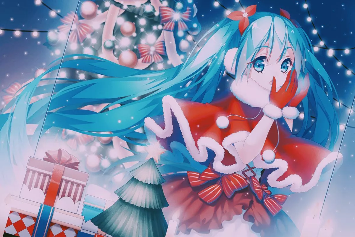 Hatsune Miku Christmas Wallpapers - Wallpaper Cave
