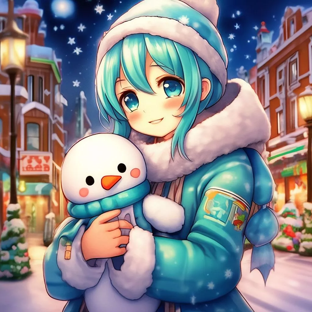 Hatsune Miku Christmas Wallpapers - Wallpaper Cave