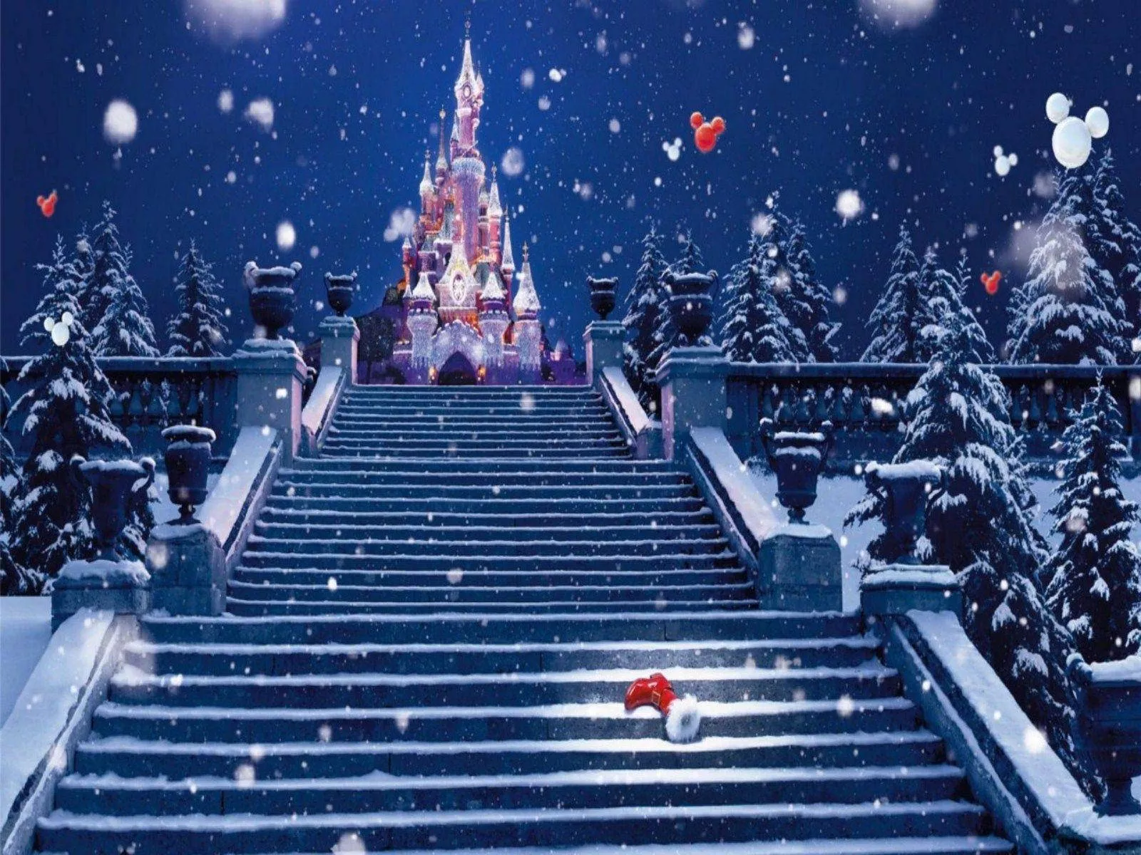 Winter Christmas Disney Wallpapers - Wallpaper Cave