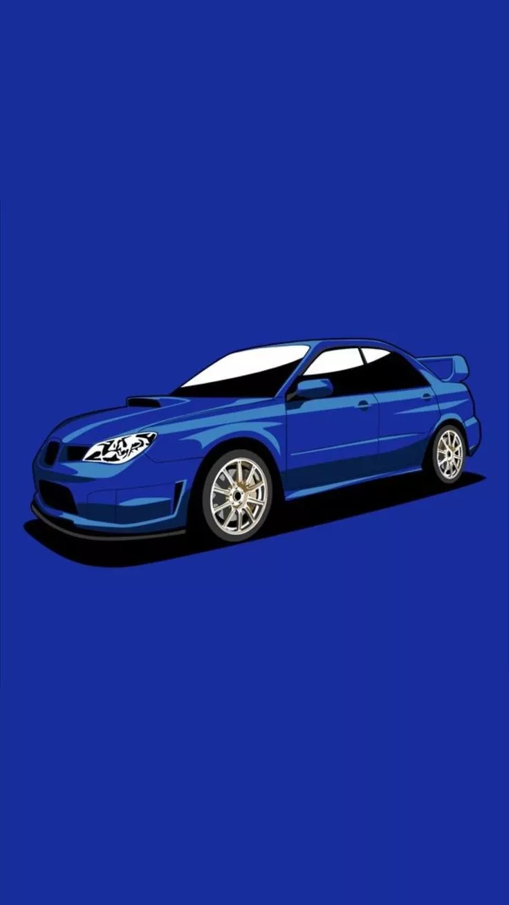 Cartoon Subaru WRX iPhone Wallpapers - Wallpaper Cave