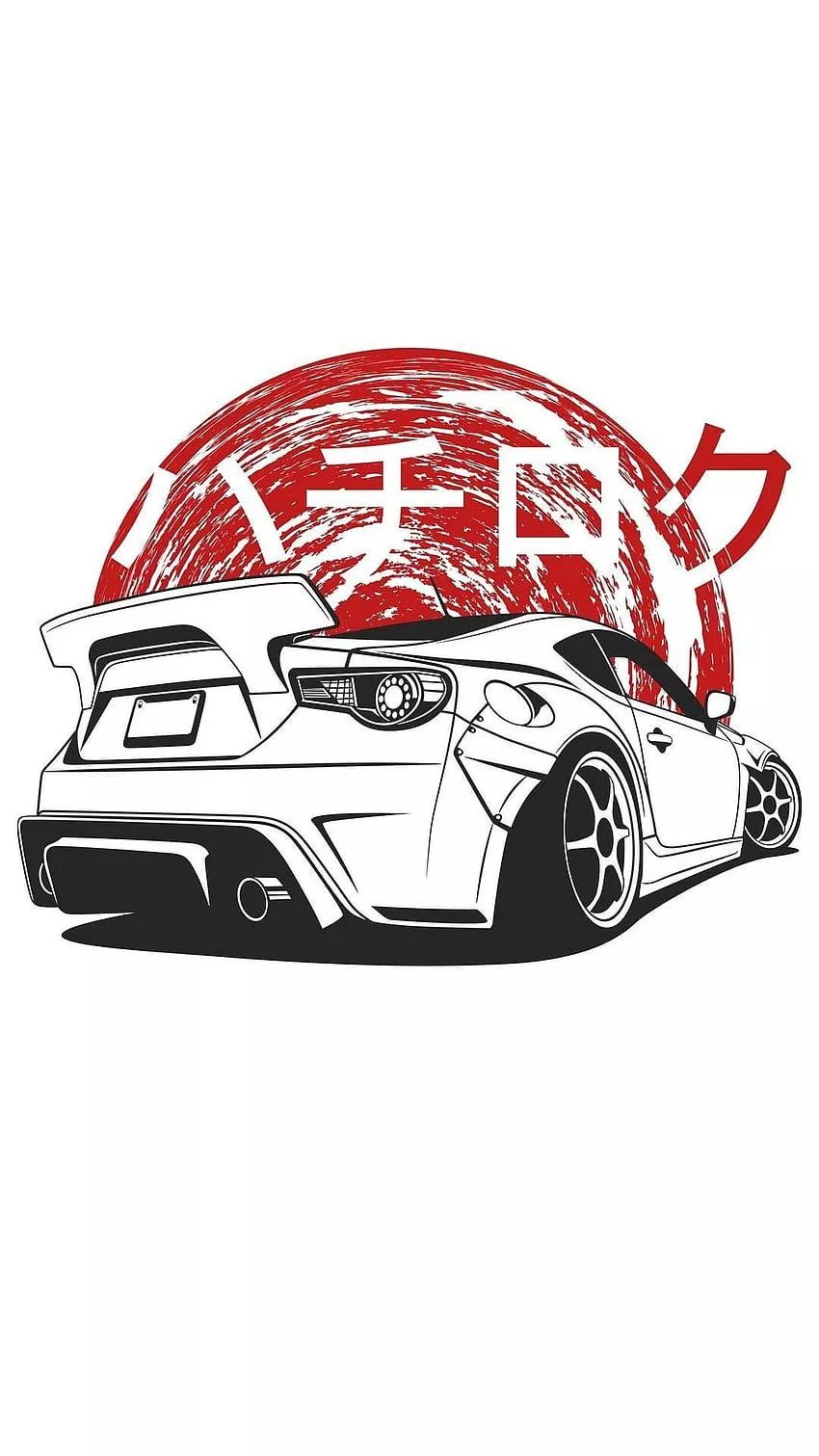 Cartoon Toyota 86 iPhone Wallpapers - Wallpaper Cave
