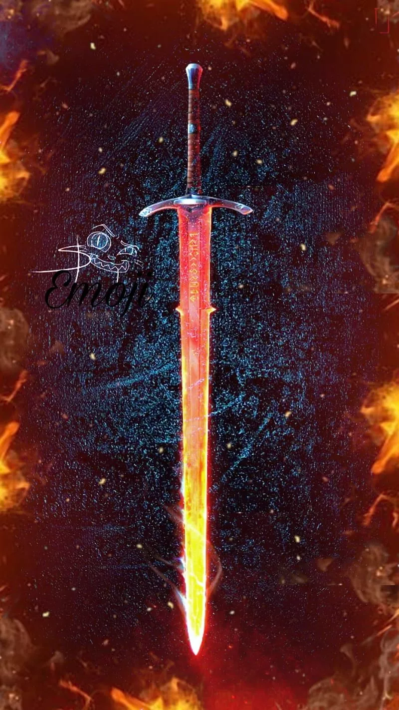 Fire Sword Phone Wallpapers - Wallpaper Cave