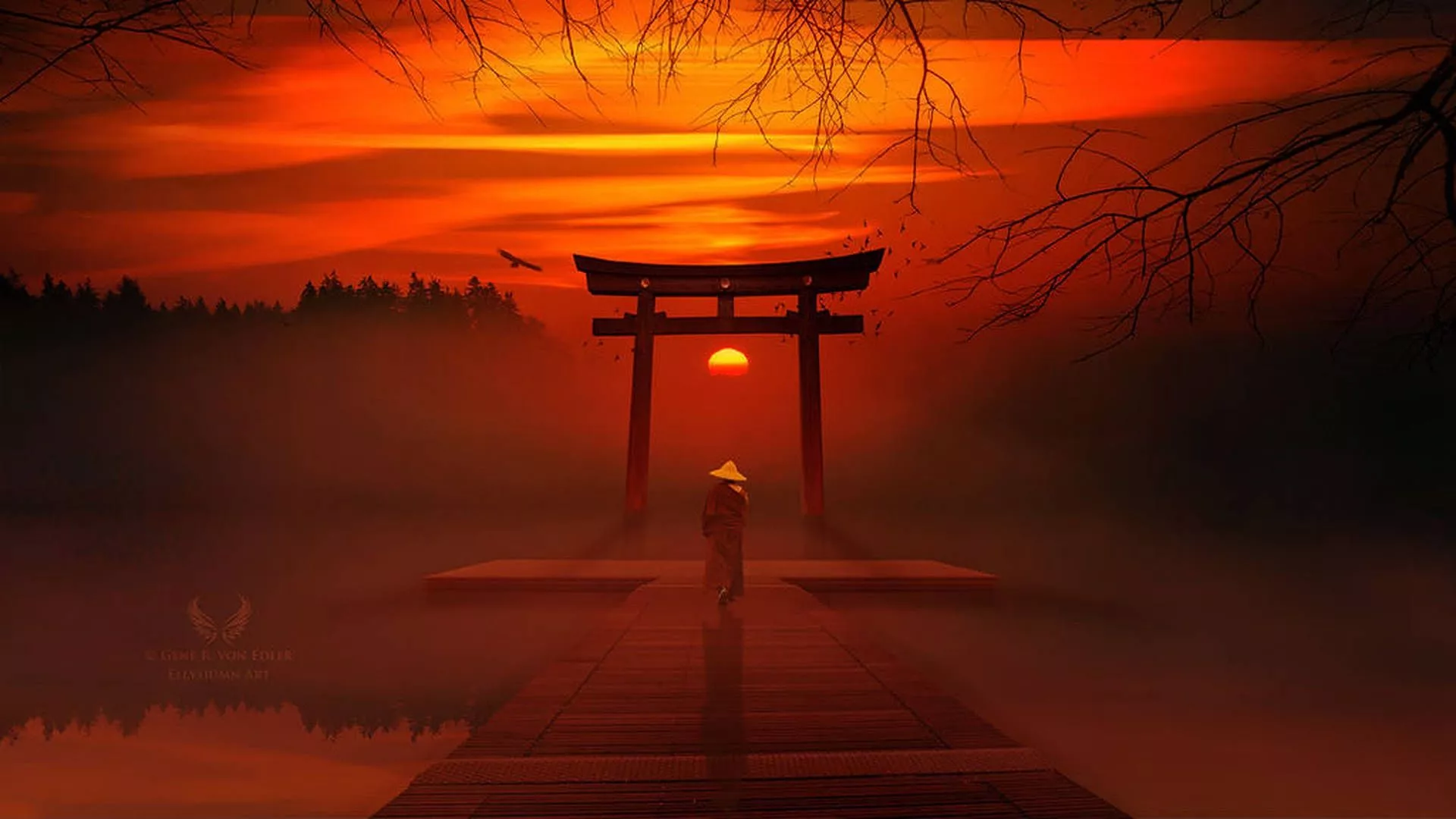 Samurai Sunset Wallpapers - Wallpaper Cave