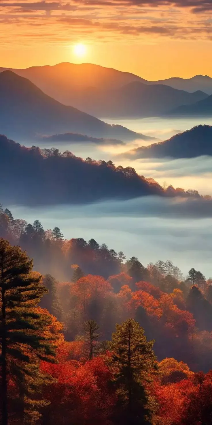 Great Smoky Mountains Autumn Wallpapers - Wallpaper Cave