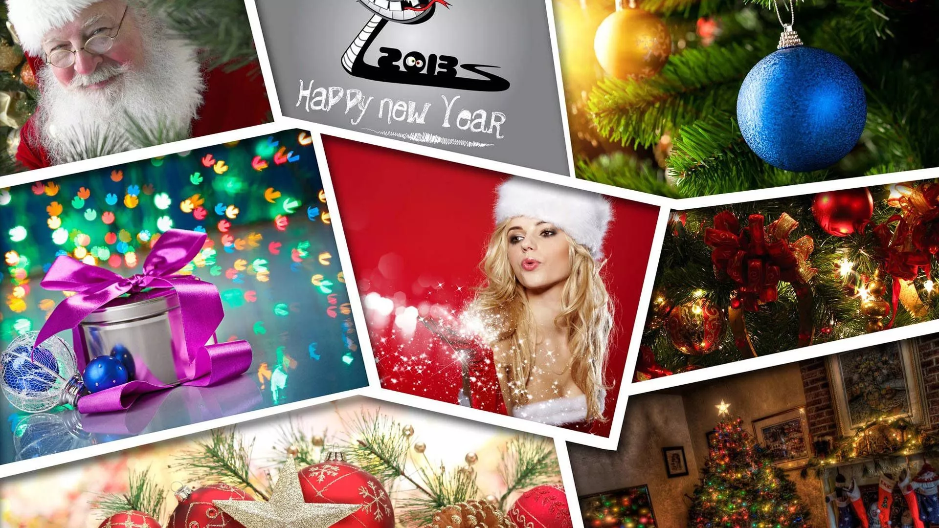 Red Christmas Collage Wallpapers - Wallpaper Cave