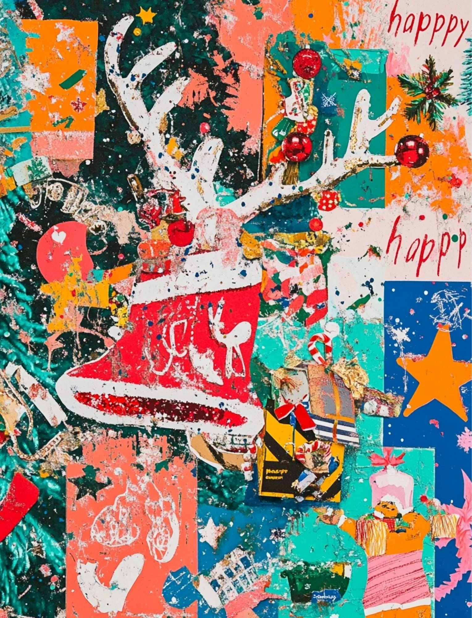 Red Christmas Collage Wallpapers - Wallpaper Cave