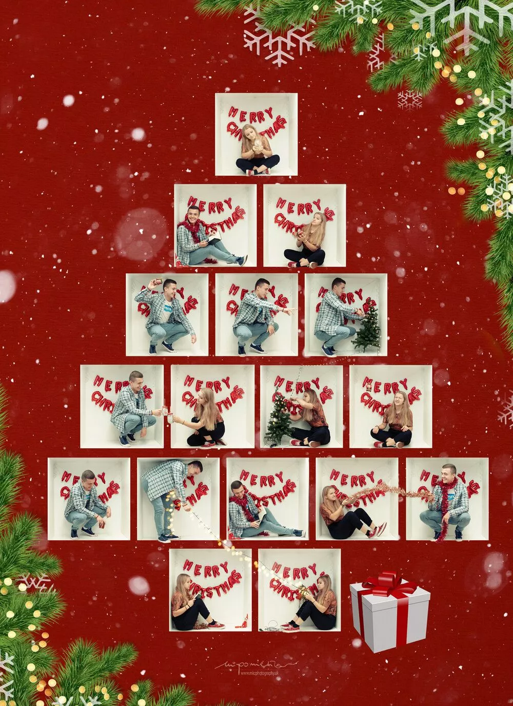 Red Christmas Collage Wallpapers - Wallpaper Cave