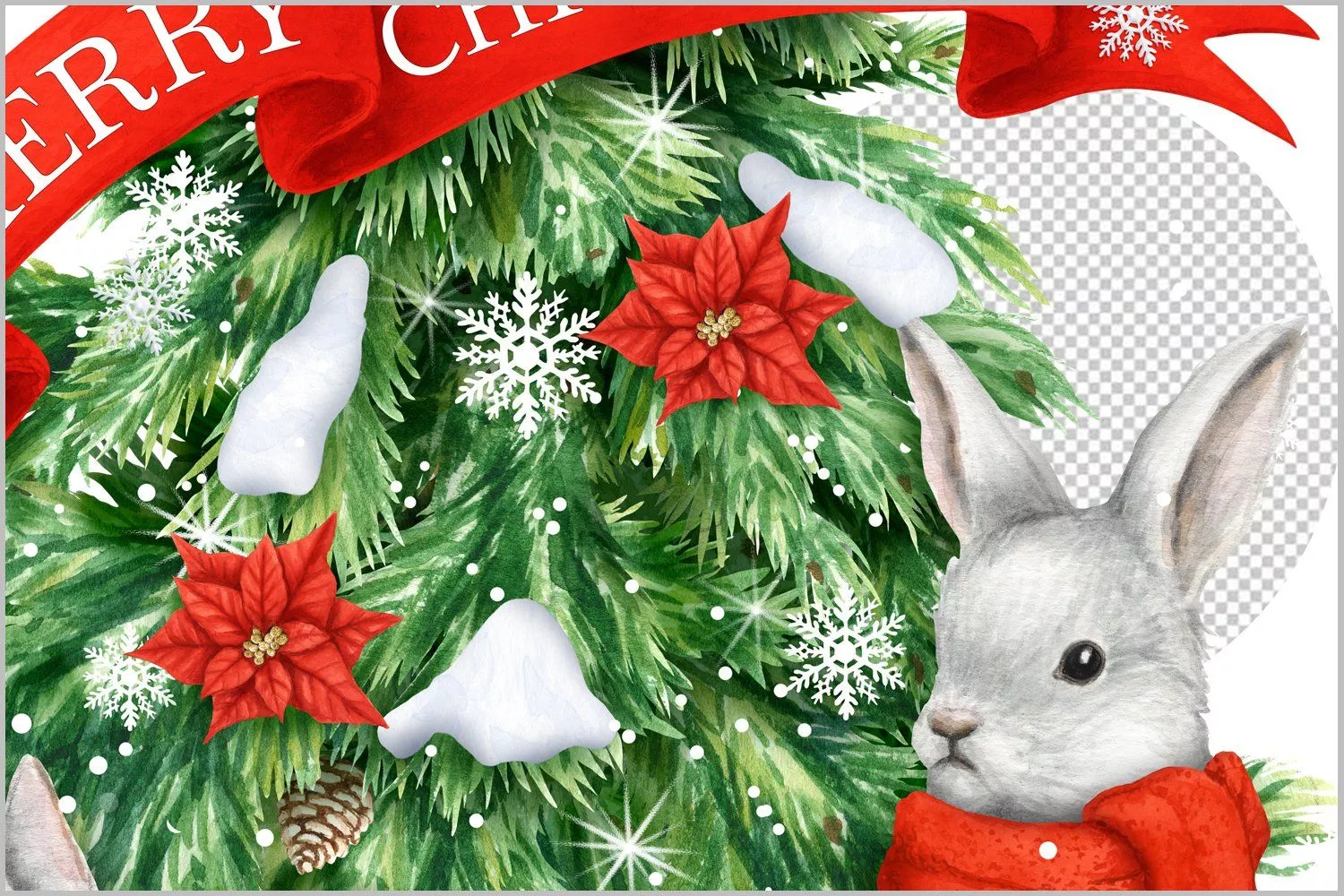 Rabbit Christmas Wallpapers - Wallpaper Cave