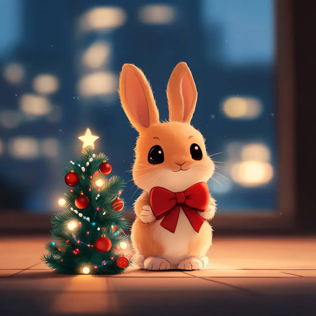 Rabbit Christmas Wallpapers - Wallpaper Cave