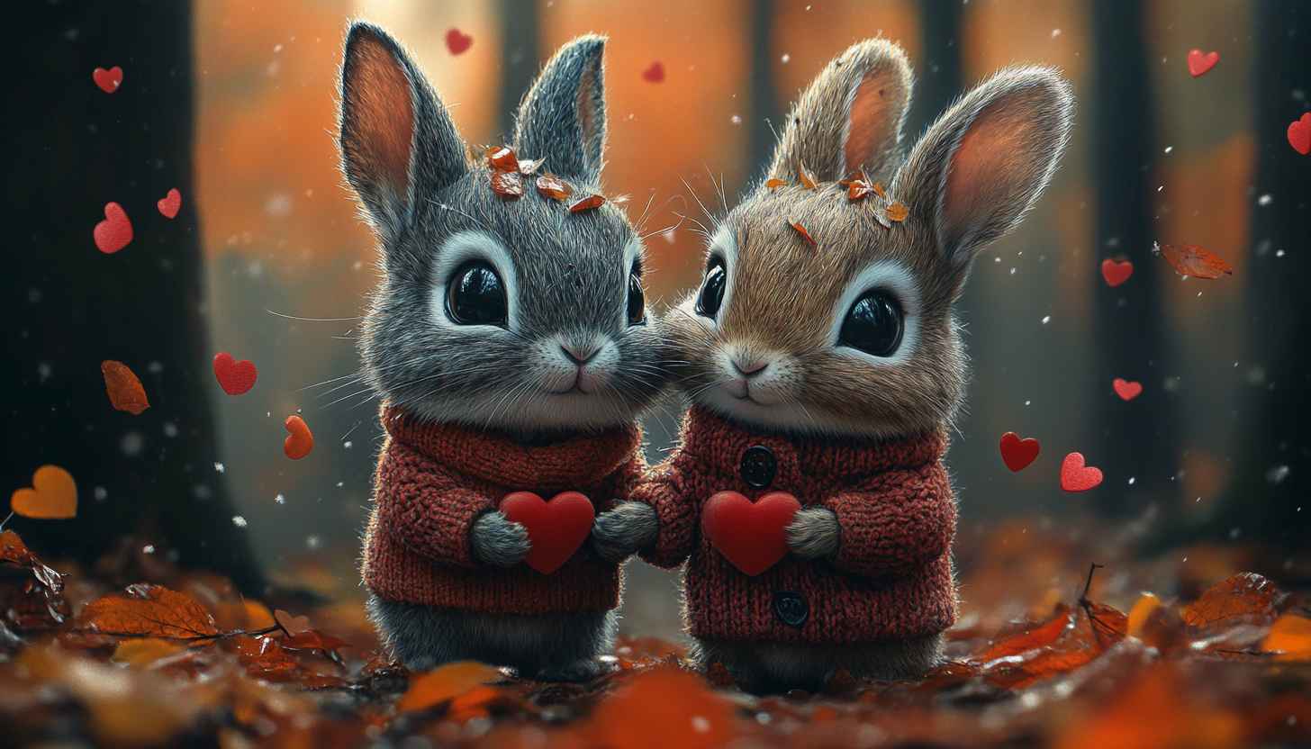 Rabbit Christmas Wallpapers - Wallpaper Cave