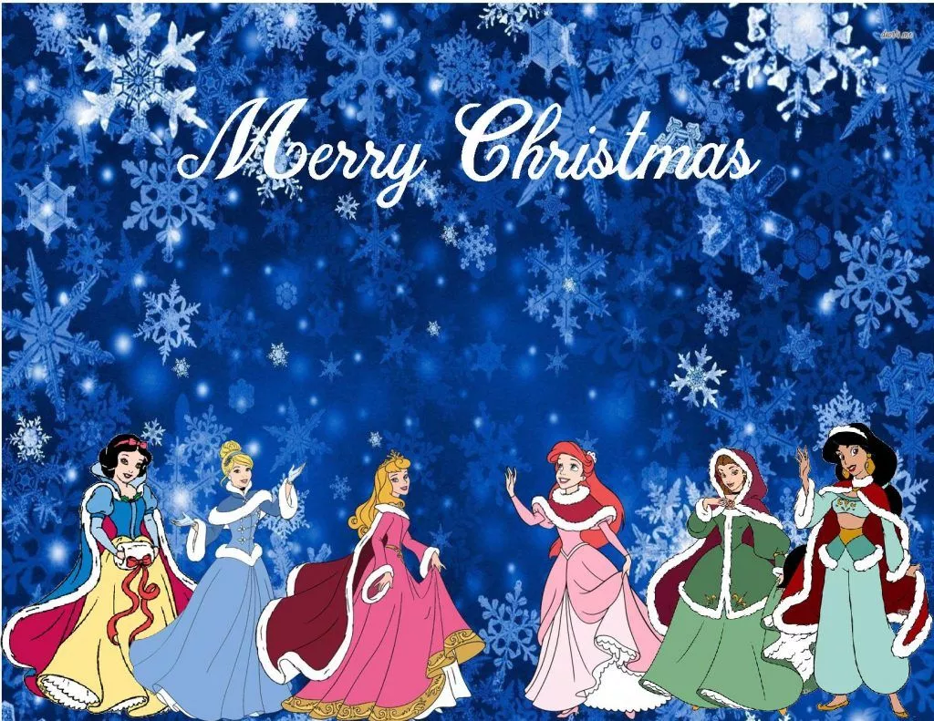 Disney Christmas Princess Wallpapers - Wallpaper Cave