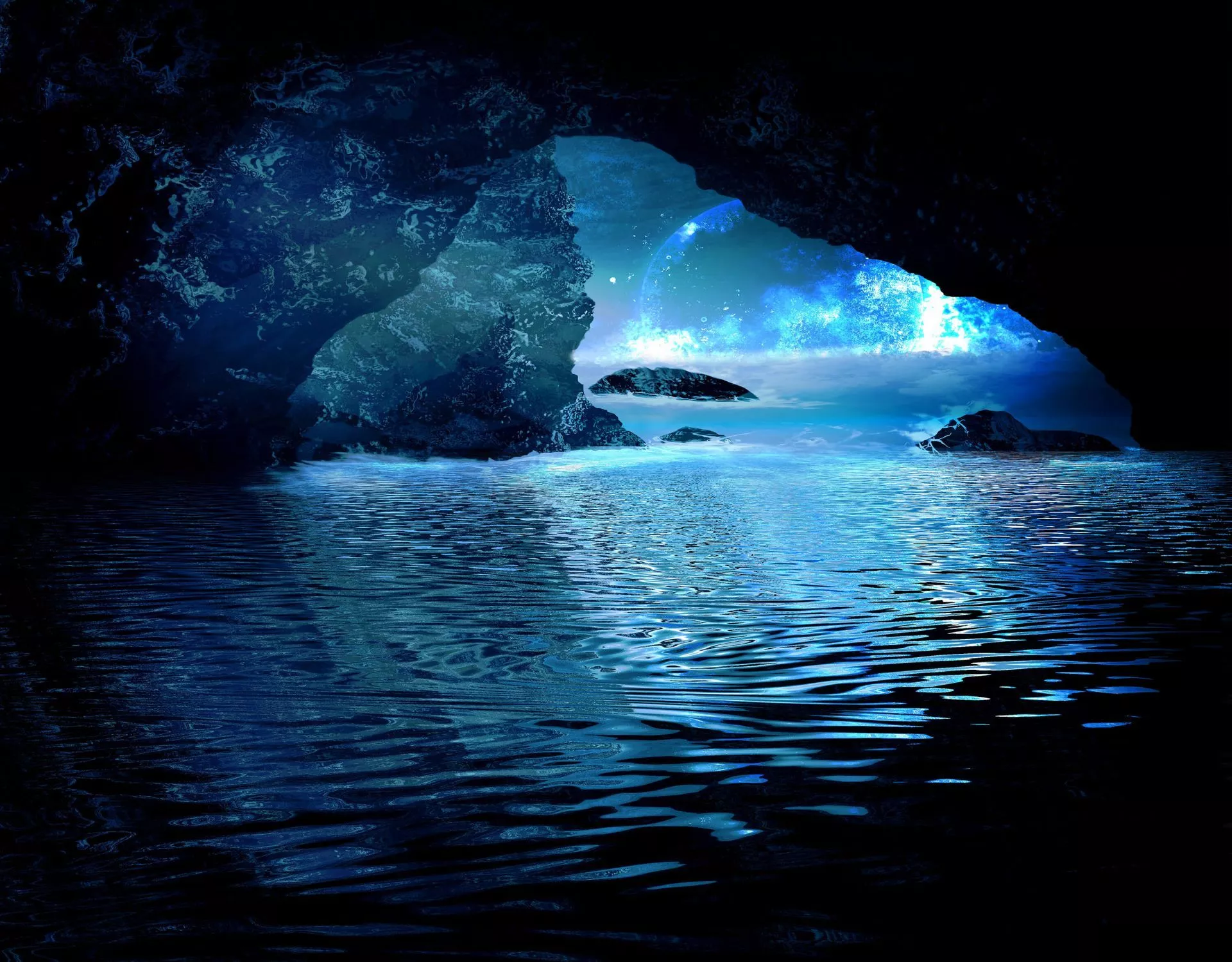 Night Cave Wallpapers - Wallpaper Cave