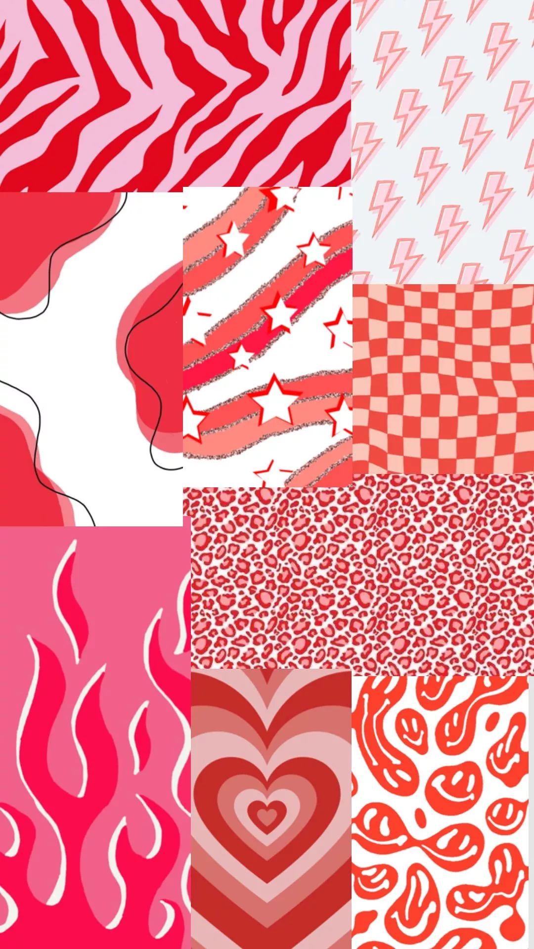 Preppy Red Collage Wallpapers - Wallpaper Cave