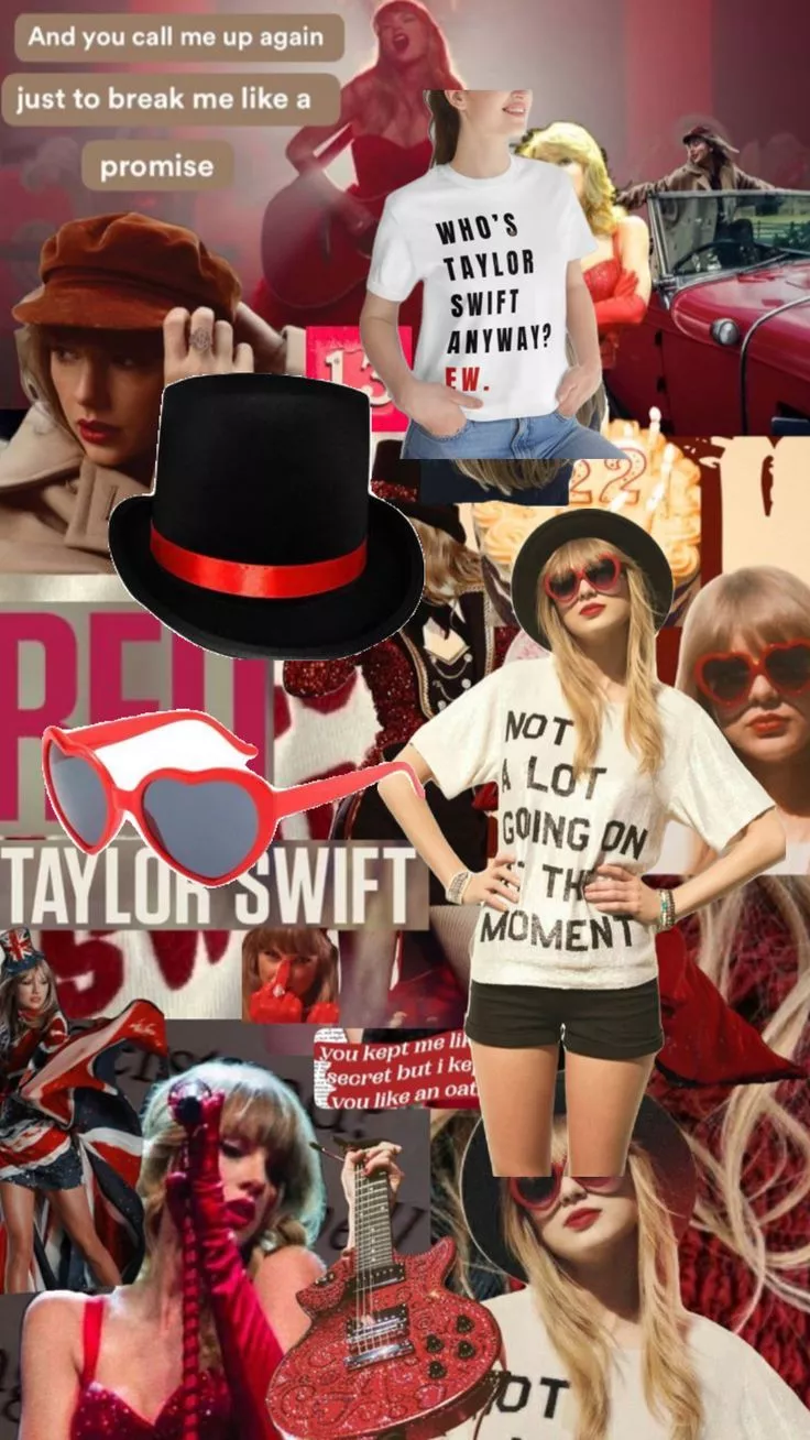 Preppy Red Collage Wallpapers - Wallpaper Cave