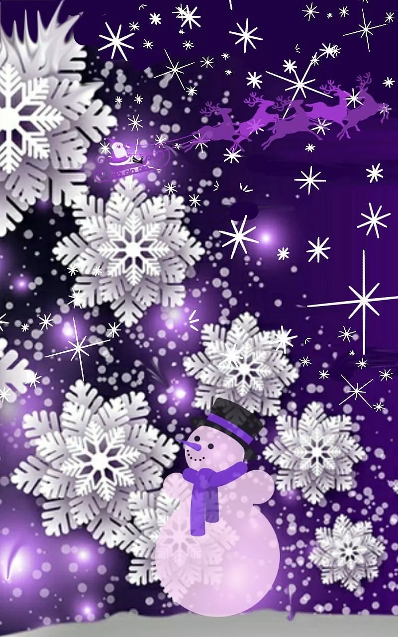 Purple Snowman Wallpapers - Wallpaper Cave