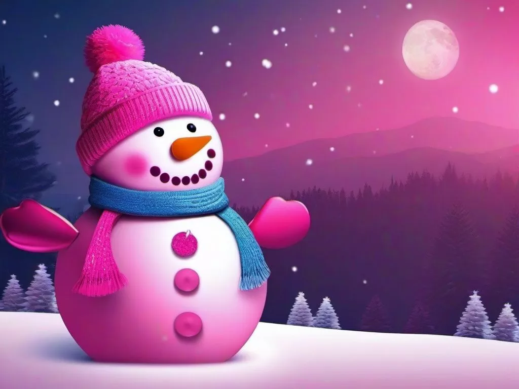 Purple Snowman Wallpapers - Wallpaper Cave