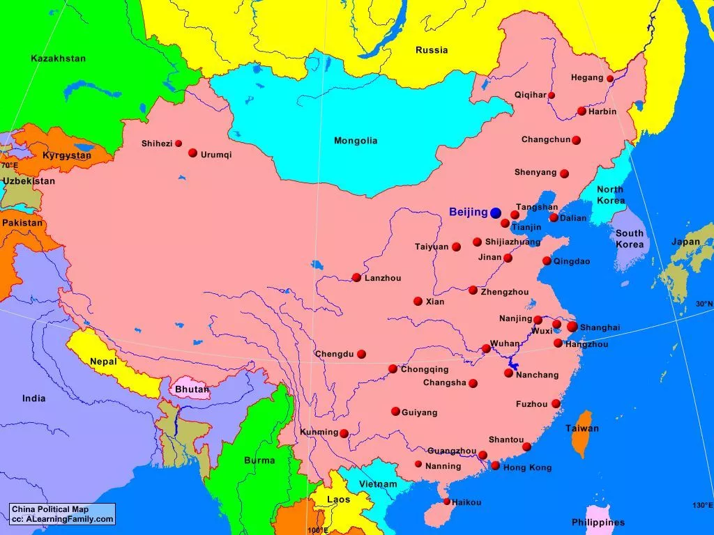 China Political Map Wallpapers - Wallpaper Cave