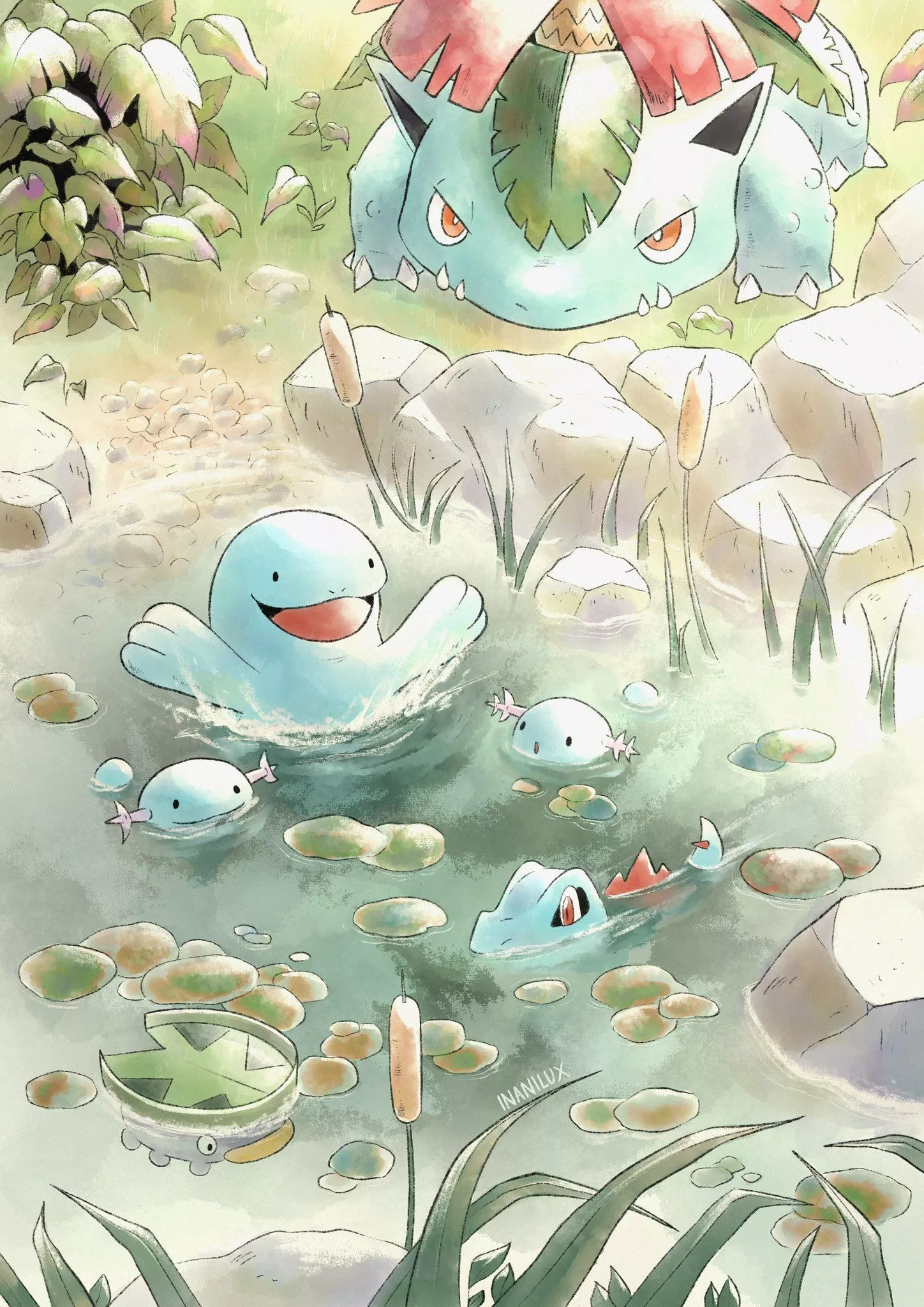 Pokémon Watercolor Wallpapers - Wallpaper Cave