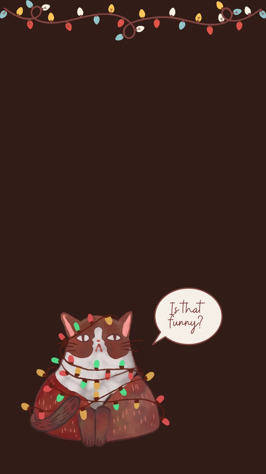 Christmas Cat iPhone Wallpapers - Wallpaper Cave