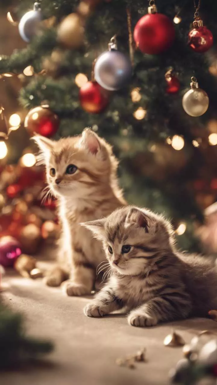 Christmas Cat iPhone Wallpapers - Wallpaper Cave