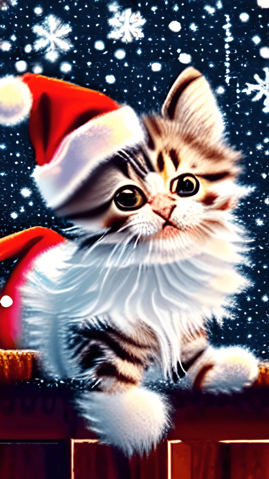 Christmas Cat iPhone Wallpapers - Wallpaper Cave
