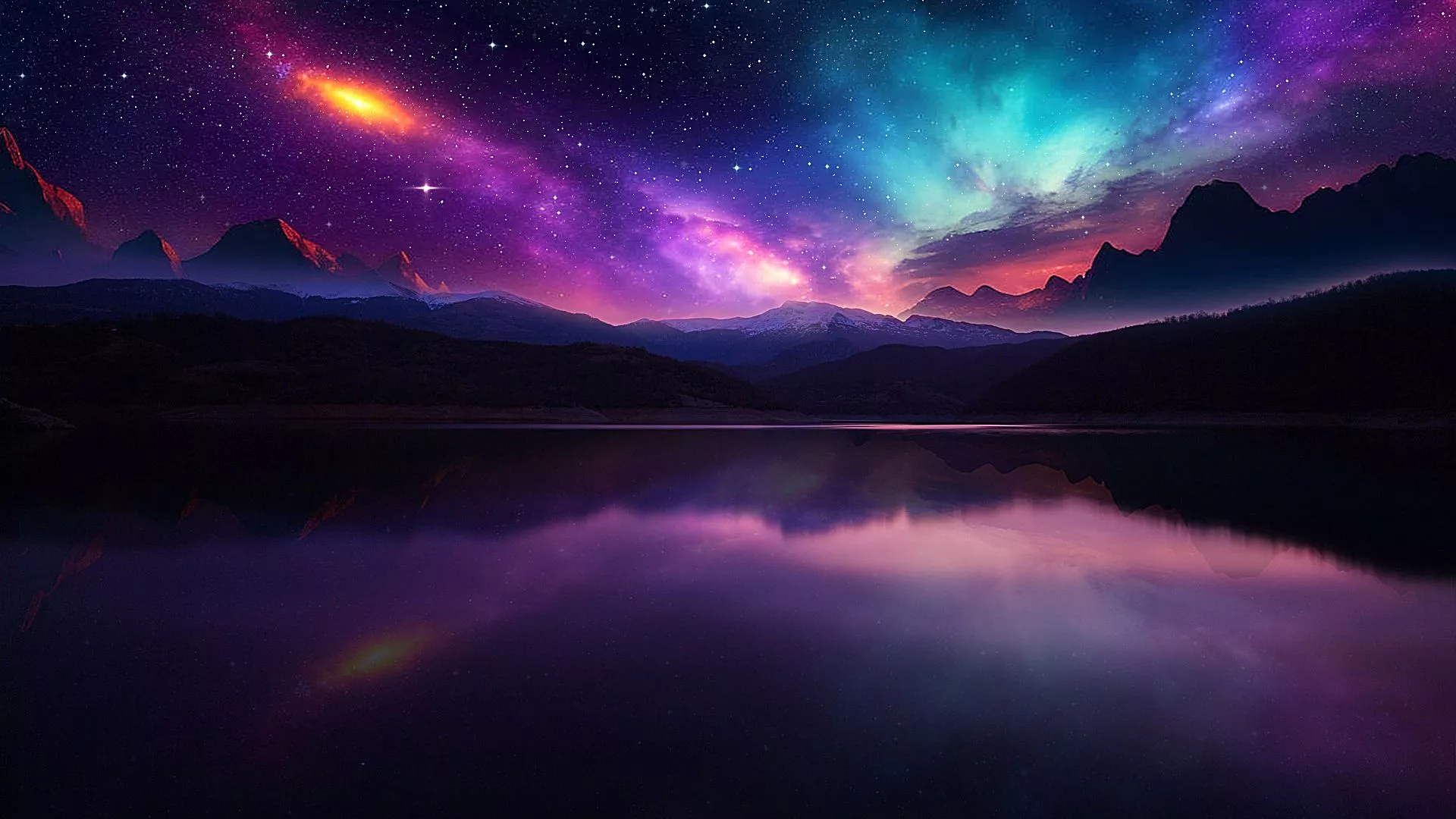 Neon Galaxy Wallpapers - Wallpaper Cave