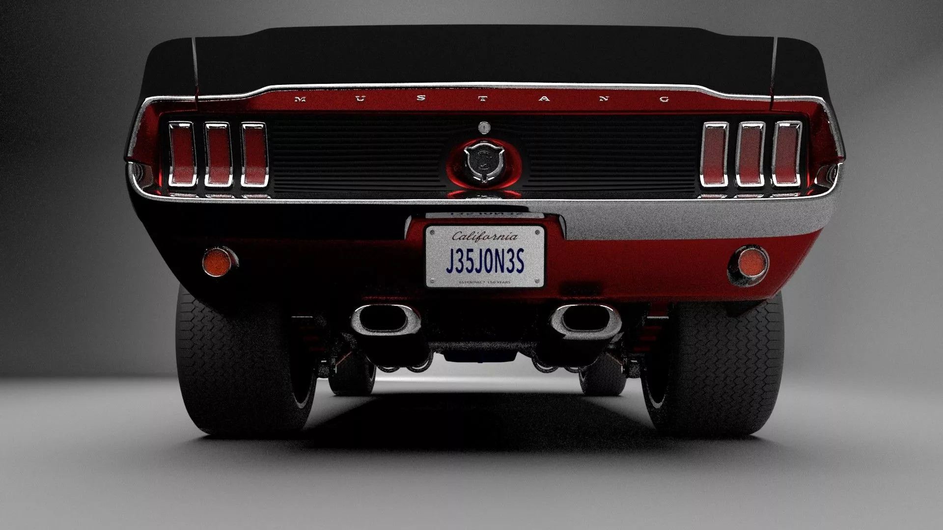 Ford Mustang 1967 Rear Wallpapers - Wallpaper Cave