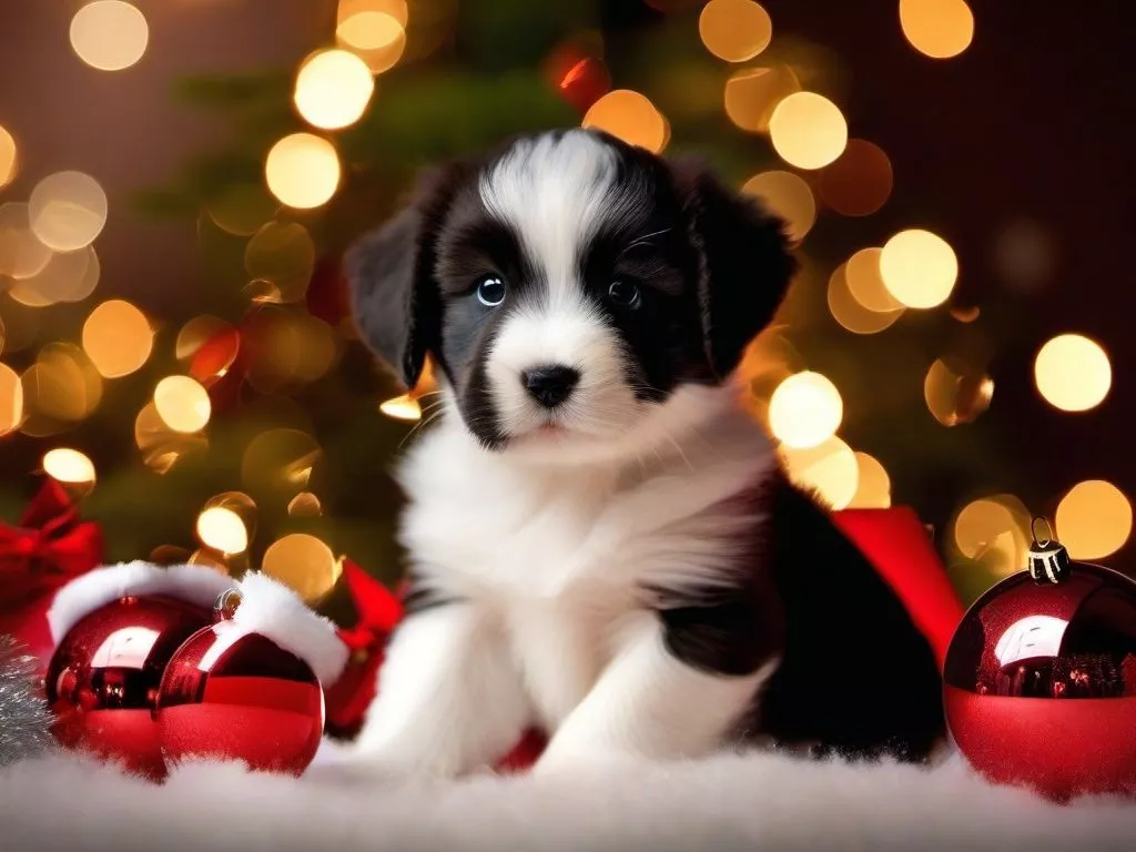 Christmas Pups Wallpapers - Wallpaper Cave
