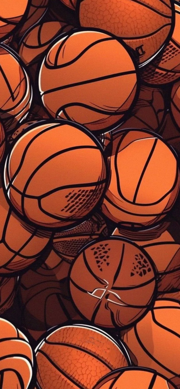 Orange Basketball Wallpapers - Wallpaper Cave