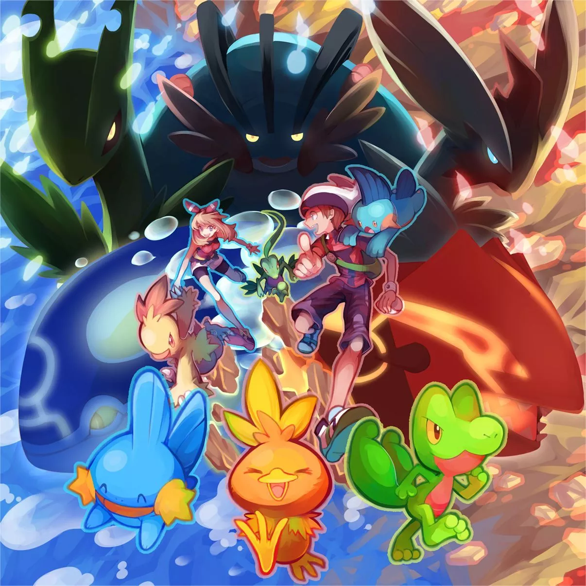 Hoenn Starters Wallpapers - Wallpaper Cave