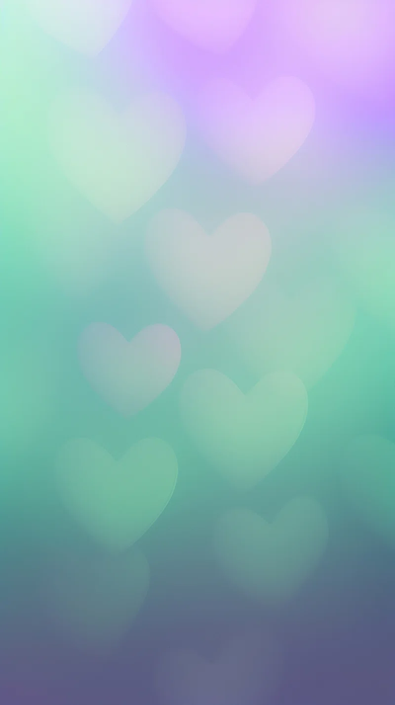 Pink And Green Heart Wallpapers - Wallpaper Cave