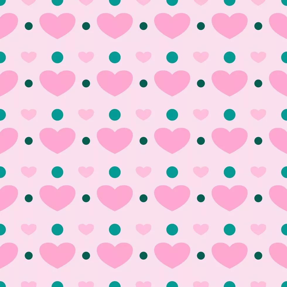 Pink And Green Heart Wallpapers - Wallpaper Cave