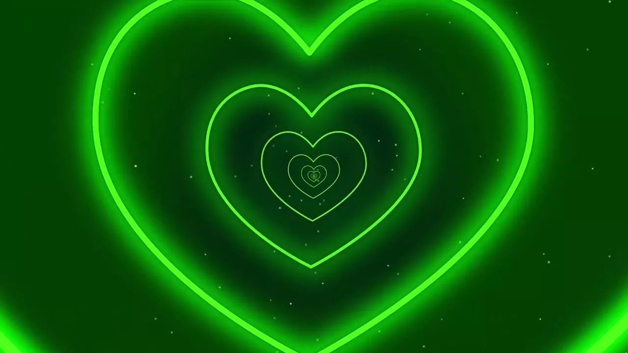 Pink And Green Heart Wallpapers - Wallpaper Cave