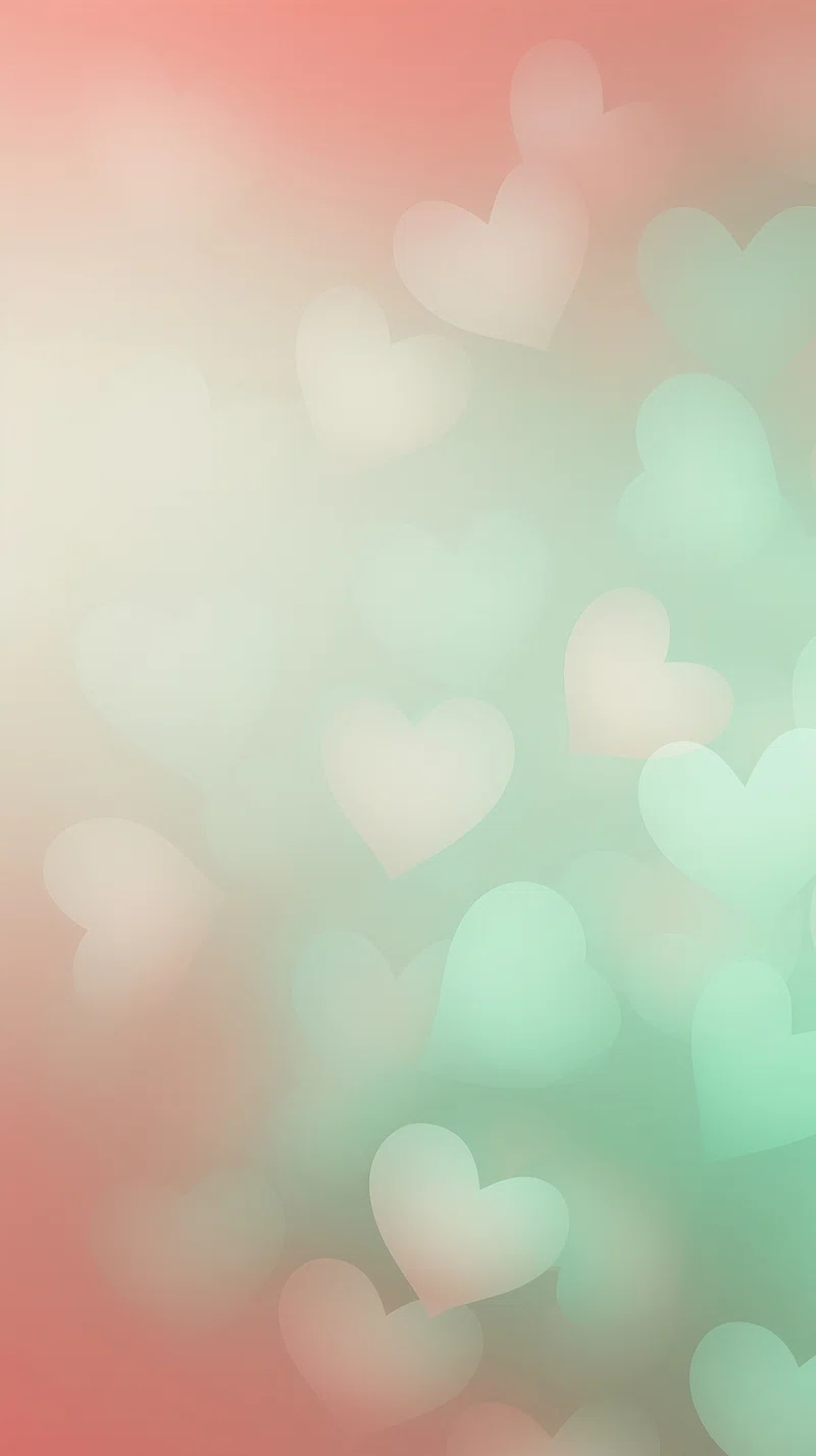 Pink And Green Heart Wallpapers - Wallpaper Cave